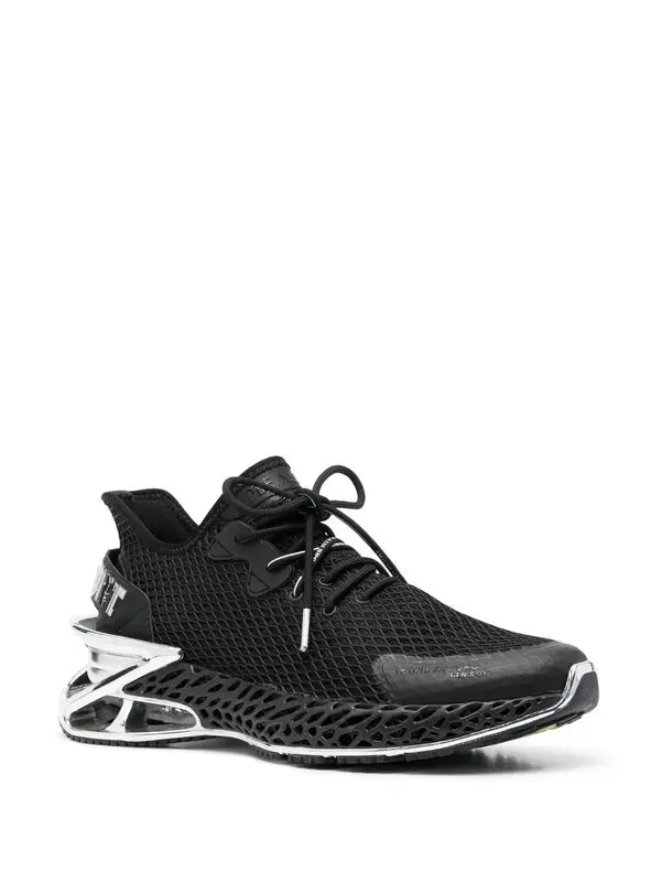 PLEIN SPORT Thunder Force Lace-up Sneakers - Black