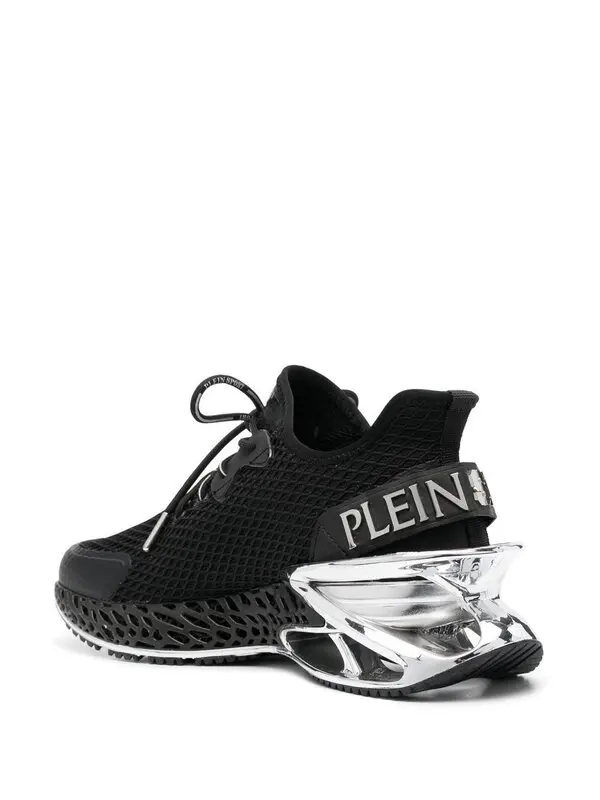 PLEIN SPORT Thunder Force Lace-up Sneakers - Black
