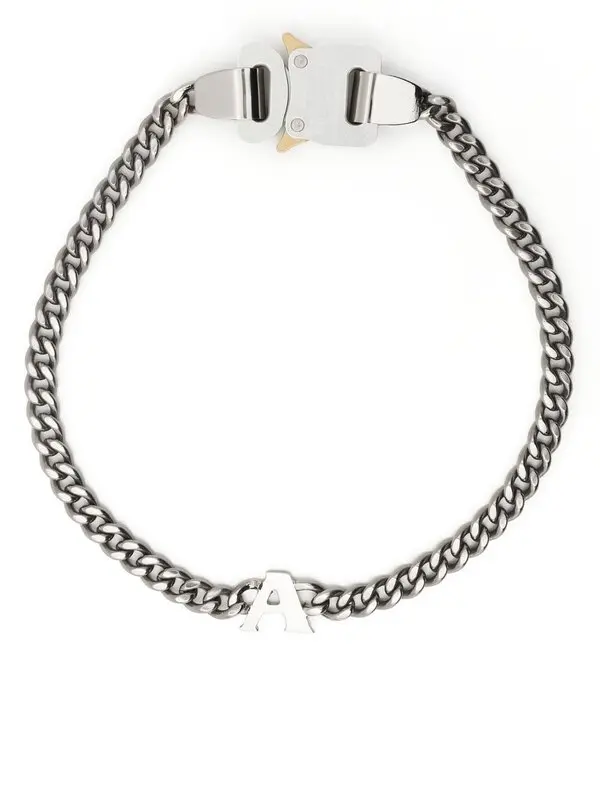 1017 Alyx 9sm Buckle Chainlink Necklace - Silver