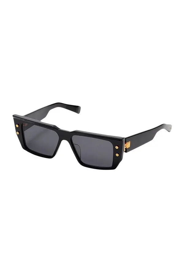 Balmain Logo Square-frame Sunglasses