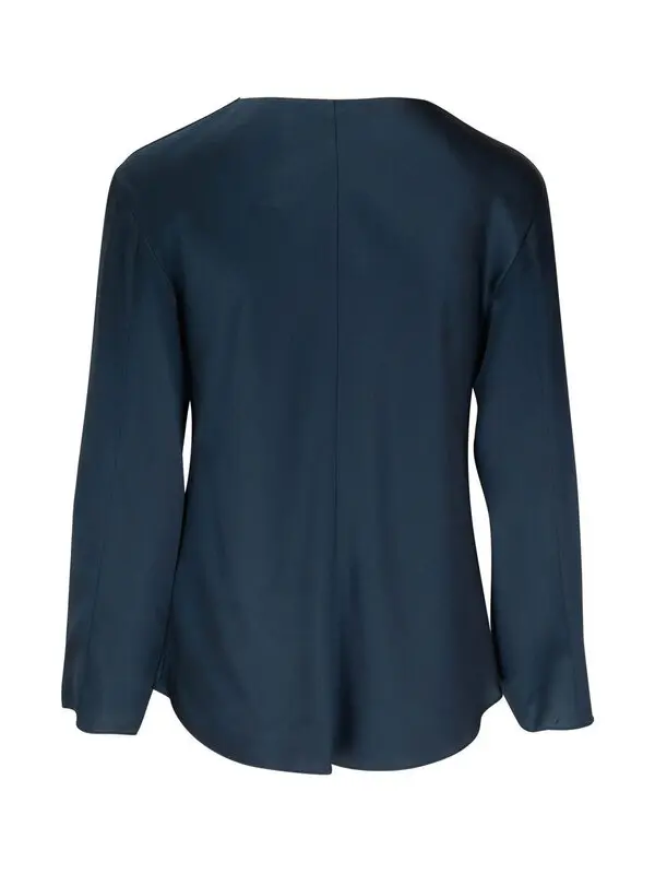 Vince Cowl Neck Silk Blouse