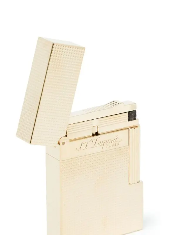 S.t. Dupont Plated Engraved-logo Lighter