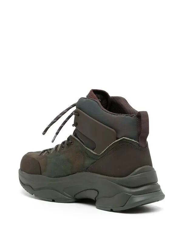 UNDERCOVERISM Camouflage-print Lace-up Boots