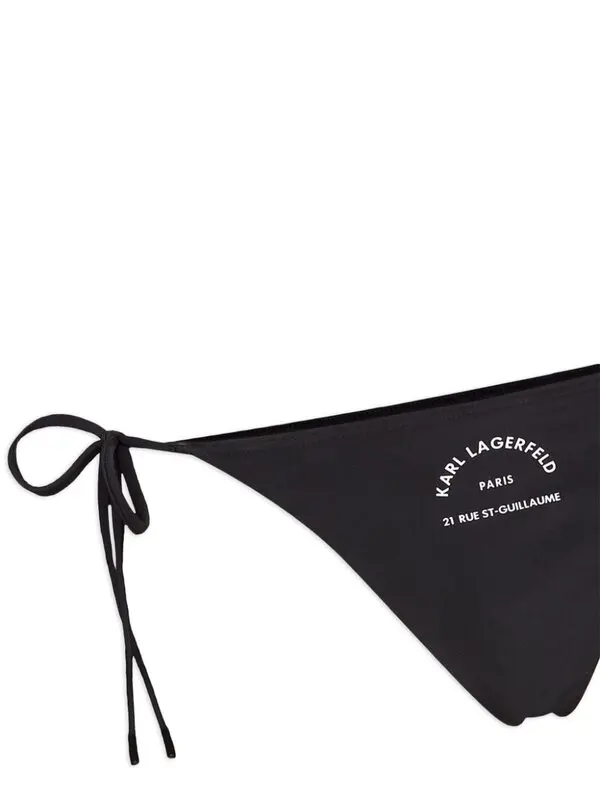 Karl Lagerfeld Rue St-guillaume Bikini Bottoms - Black