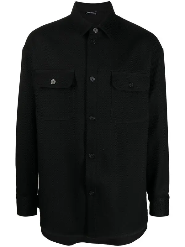 Emporio Armani Woollen Shirt Jacket