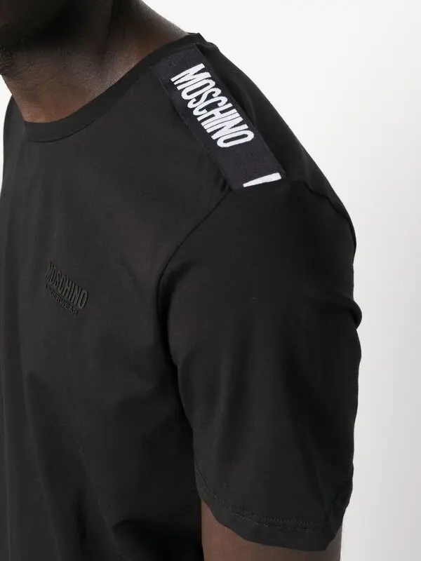 Moschino Logo-tape Detail T-shirt