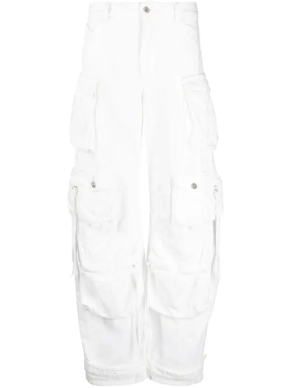 Attico Cotton Cargo Trousers