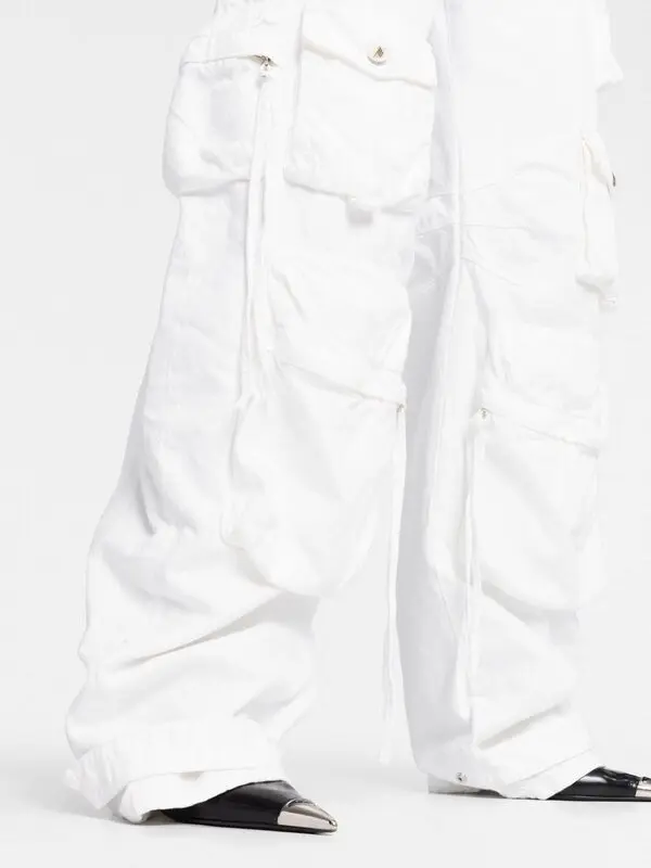 Attico Cotton Cargo Trousers