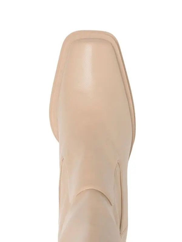GIABORGHINI Texan 120mm Ankle Boots - Neutrals