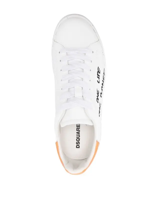 Dsquared2 Slogan-print Low-top Sneakers