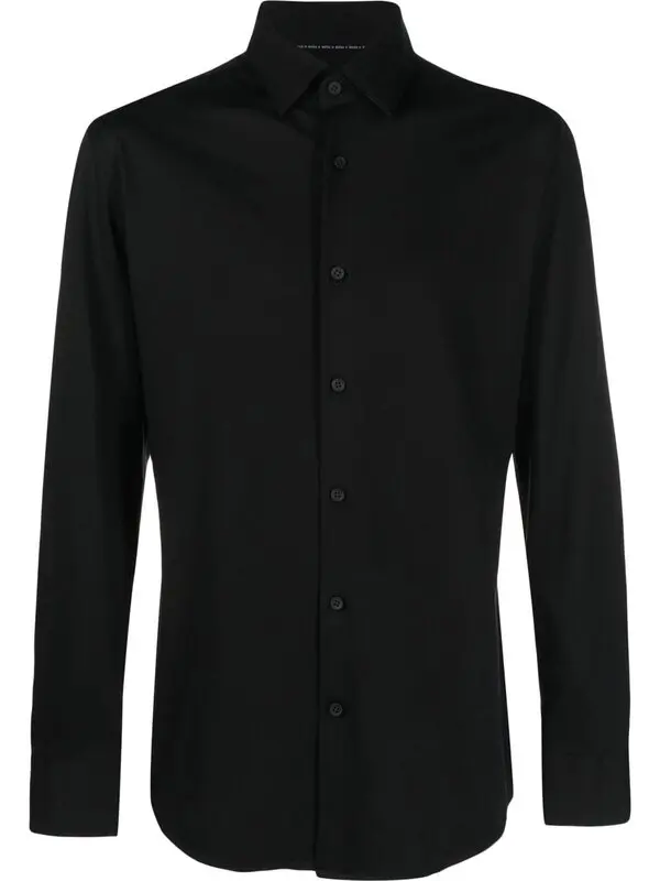 BOSS Tailored Cotton-blend Shirt - Black