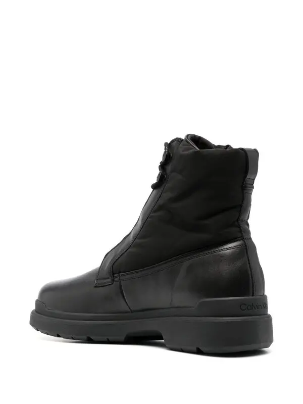 Calvin Klein Padded-panel Lace-up Boots