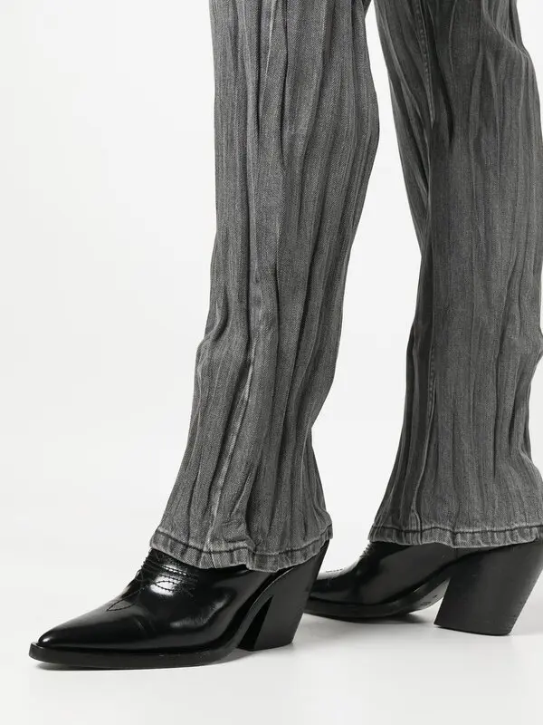 Martine Rose Crease-detail Denim Jeans
