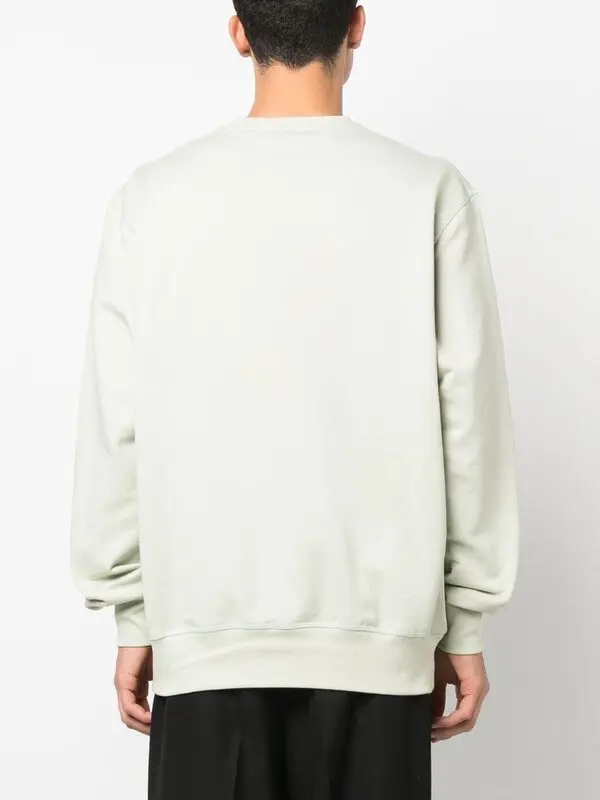 Alexander McQueen Logo Embroidered Sweatshirt - Green