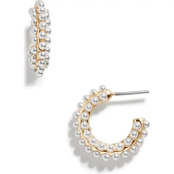 Baublebar Nina Imitation Hoop Earrings - Pearl