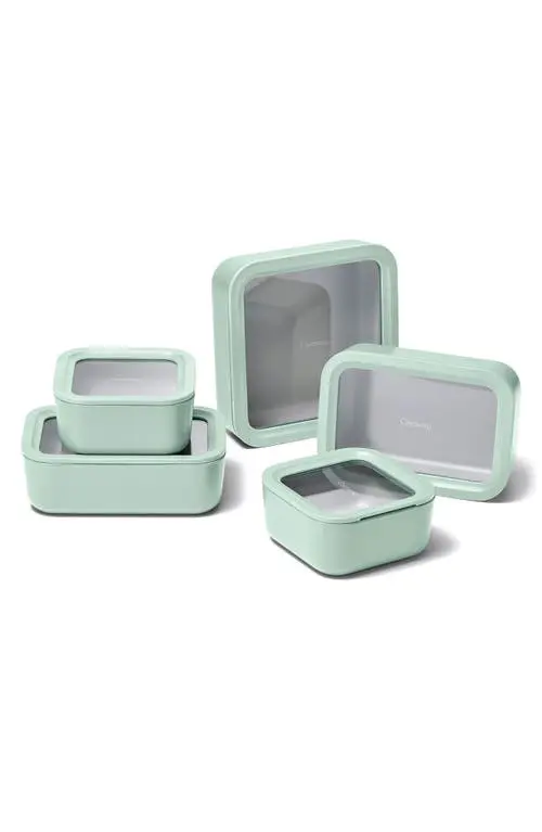 CARAWAY 13-piece Food Storage Glass Container Set - Mist