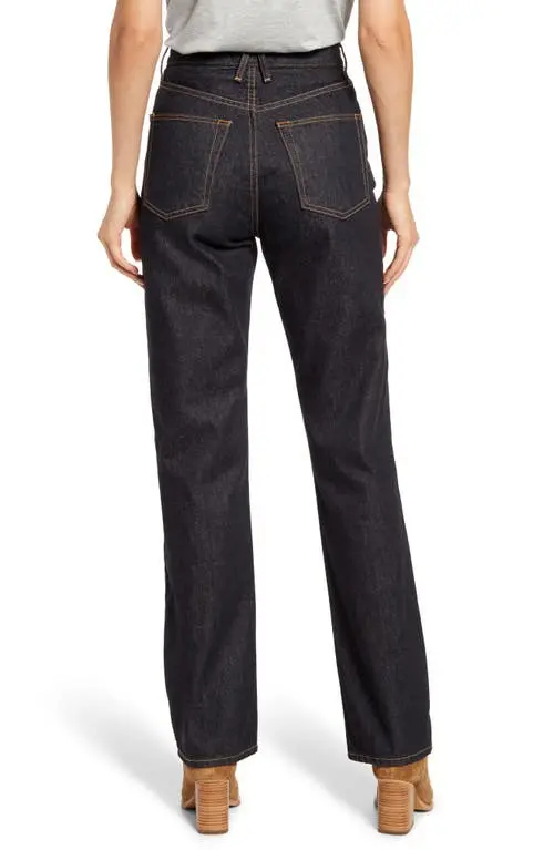 SLVRLAKE London High-rise Straight Leg Jeans - Empty Sky