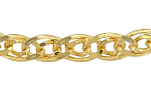 Bony Levy 14k Gold Double Curb Chain Bracelet