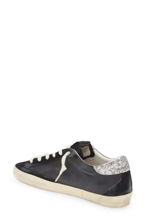 GOLDEN GOOSE Super-star Low-top Sneakers - Black/silver/cream