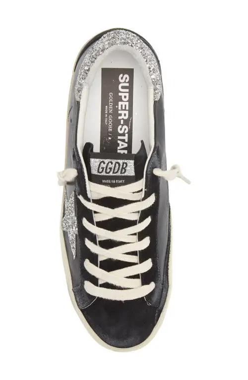GOLDEN GOOSE Super-star Low-top Sneakers - Black/silver/cream