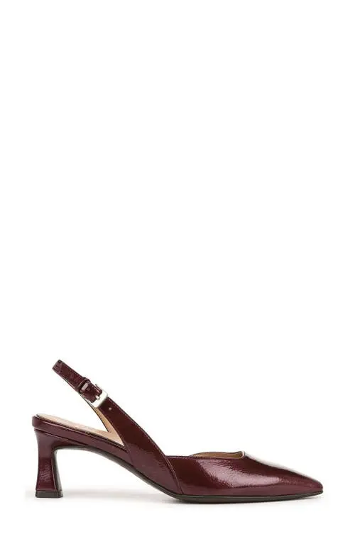 Naturalizer Dalary Slingback Pumps - Cranberry Patent Faux Leather