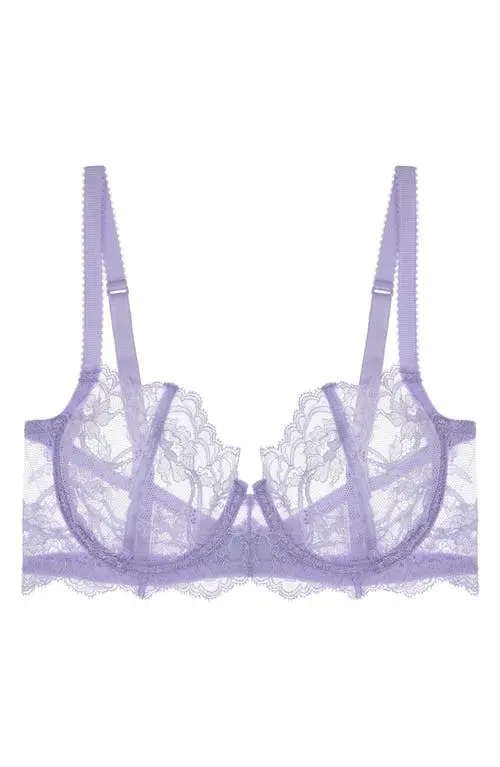 JOURNELLE Anais Low Balconette Lace Underwire Bra - Lavender