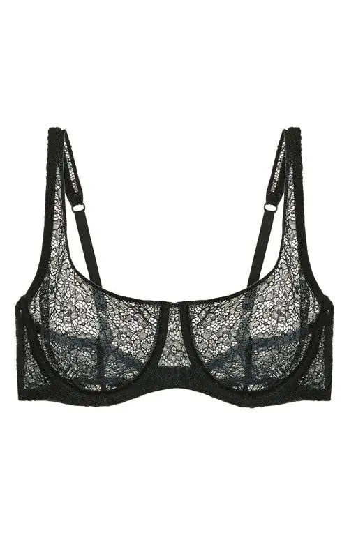 JOURNELLE Alix Underwire Demi Bra - Noir
