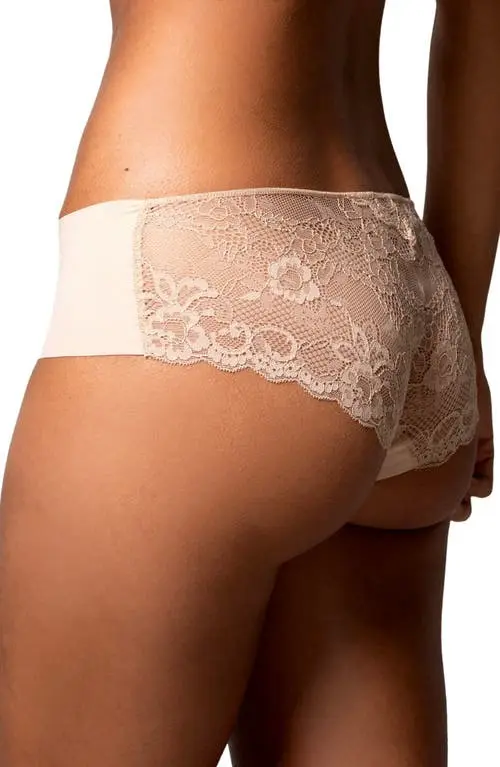 JOURNELLE Estelle Lace Hipster Briefs - Blush