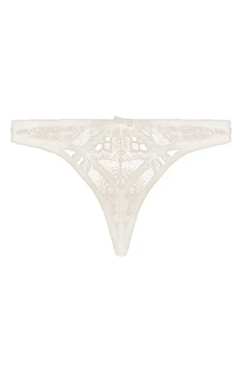 JOURNELLE Natalia Lace G-string Thong - Alabaster
