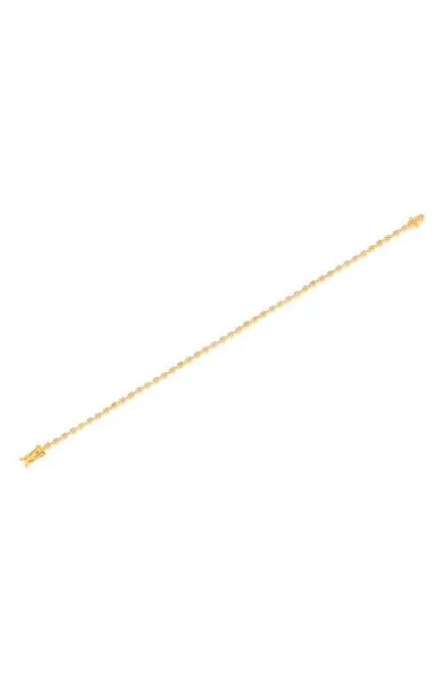 Ef Collection Diamond Eternity Bracelet - 14k Yellow Gold