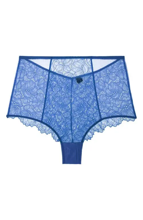 JOURNELLE Lexi Lace High Waist Bikini - Lapis