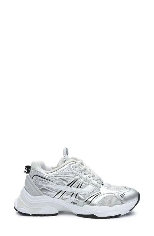 Ash Race Sneaker - Silver/pearl