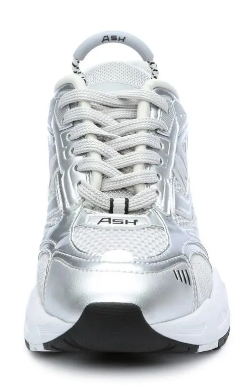 Ash Race Sneaker - Silver/pearl