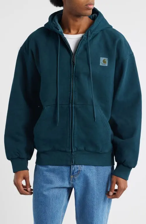 Carhartt Work In Progress Hooded Vista Jacket - Deep Lagoon Garment Dyed