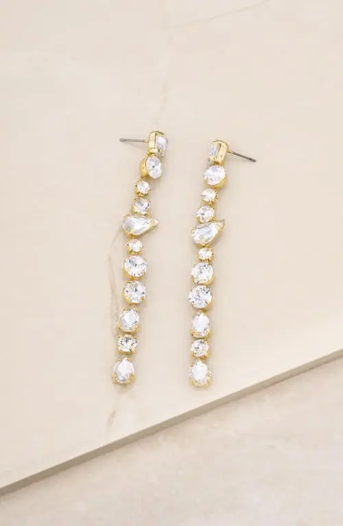Ettika Crystal Drop Earrings