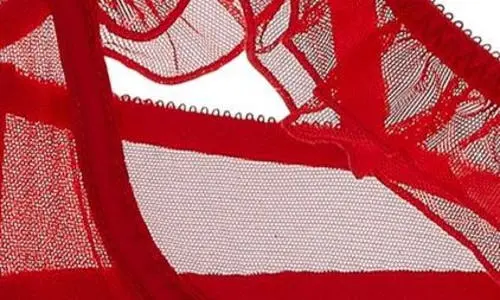 JOURNELLE Odette Open Cup Underwire Bra - Scarlet