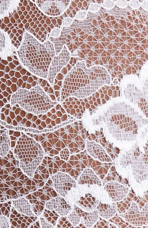 JOURNELLE Isabel Lace Suspender Belt - Blanc