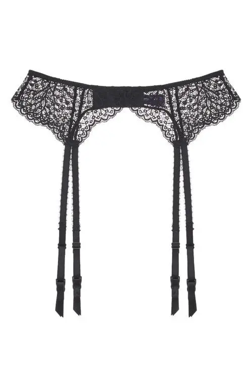 JOURNELLE Allegra Suspender Belt - Noir
