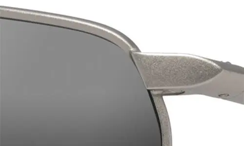 Maui Jim Puu Kukui Rectangle Sunglasses - Silver