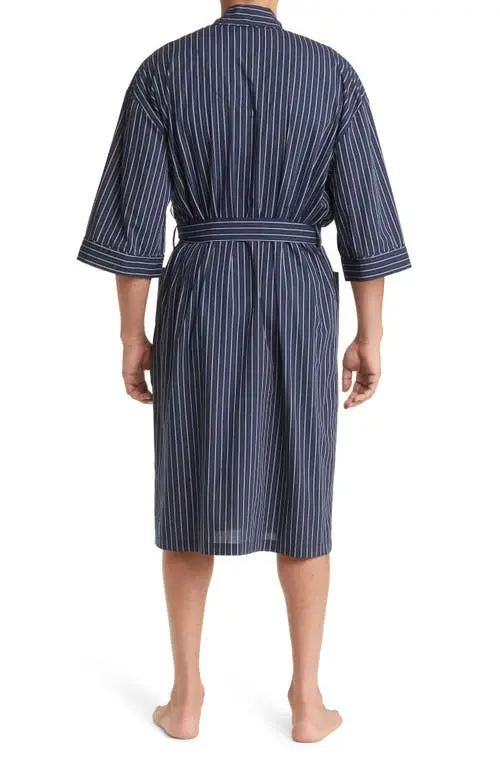 Majestic International Sunset Blues Stripe Robe