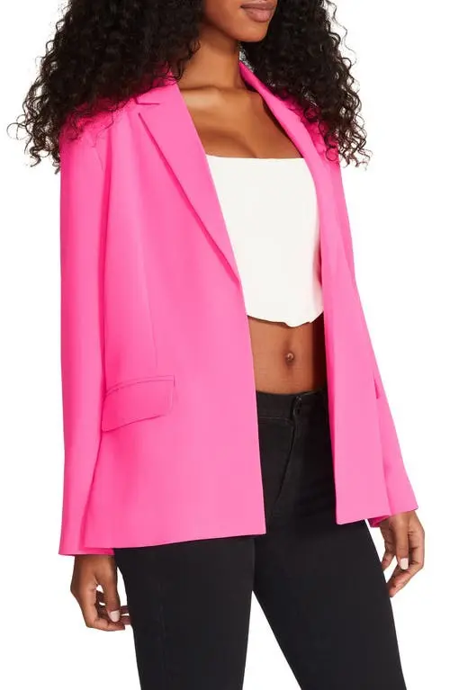Steve Madden Payton Blazer - Hot Pink