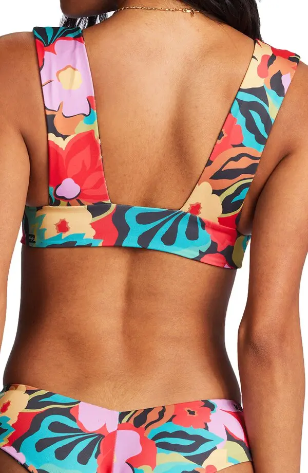 BILLABONG Islands Away Reversible Plunge Bikini Top