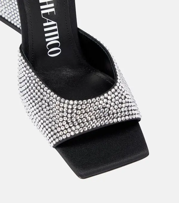 Attico Devon Crystal-embellished Mules