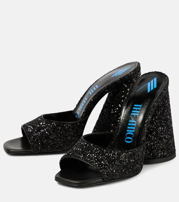 Attico Luz Embellished Mules
