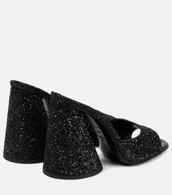 Attico Luz Embellished Mules
