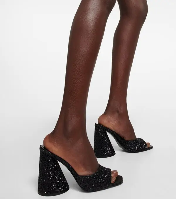 Attico Luz Embellished Mules