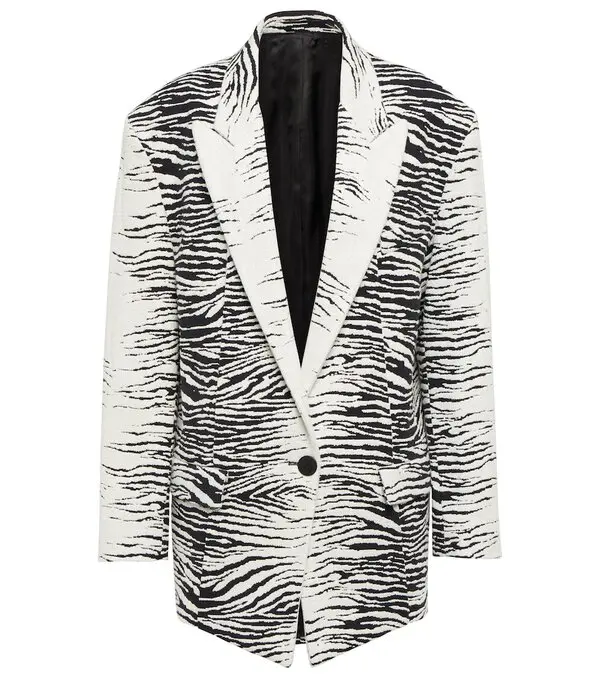 Attico Glen Jacquard Blazer