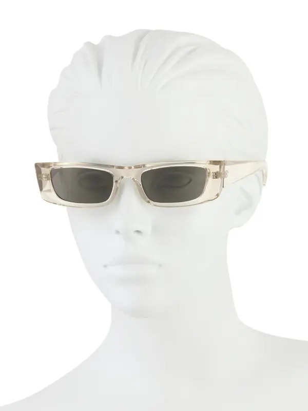 Saint Laurent Ultra Cat-eye Rectangular 52mm Injection Sunglasses
