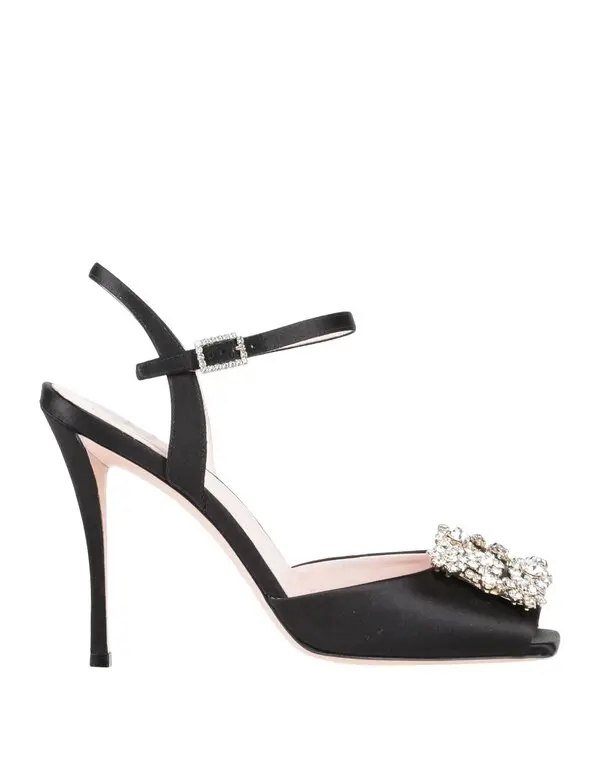 ROGER VIVIER Textile Fiber Sandals