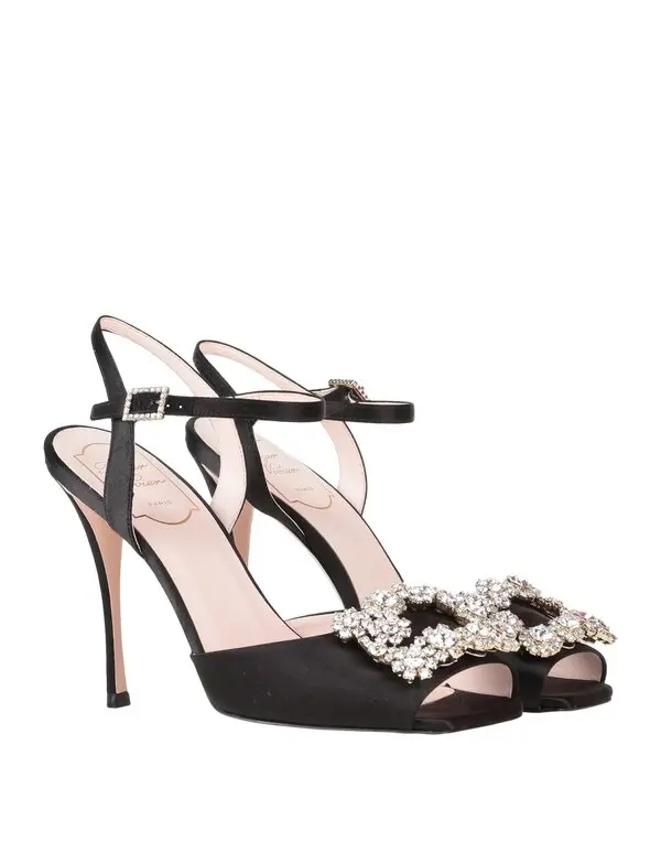 ROGER VIVIER Textile Fiber Sandals